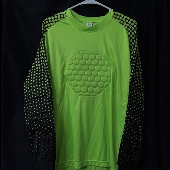Shirts | Goalie Neon Green And Black Soccer Jersey Size Am | Poshmark